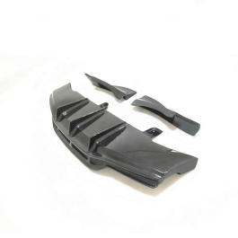 Mercedes Benz C class W205 carbon fiber rear bumper lip rear lips