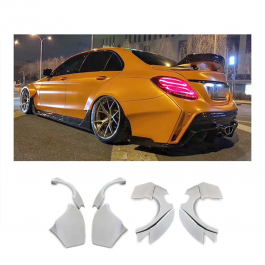Mercedes-Benz C Class W205 Front Bumper Wide Fender Body Kit