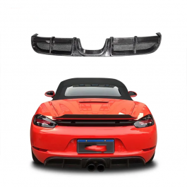 Porsche Cayman 718 boxster Carbon Fiber Rear Diffuser